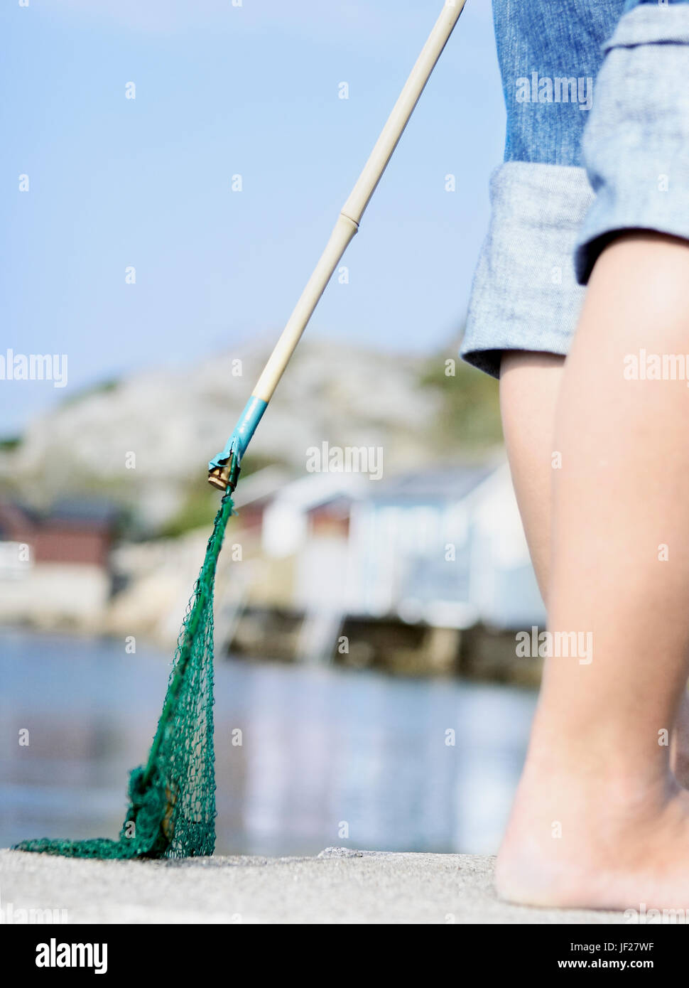 Child fishing equipment hi-res stock photography and images - Alamy
