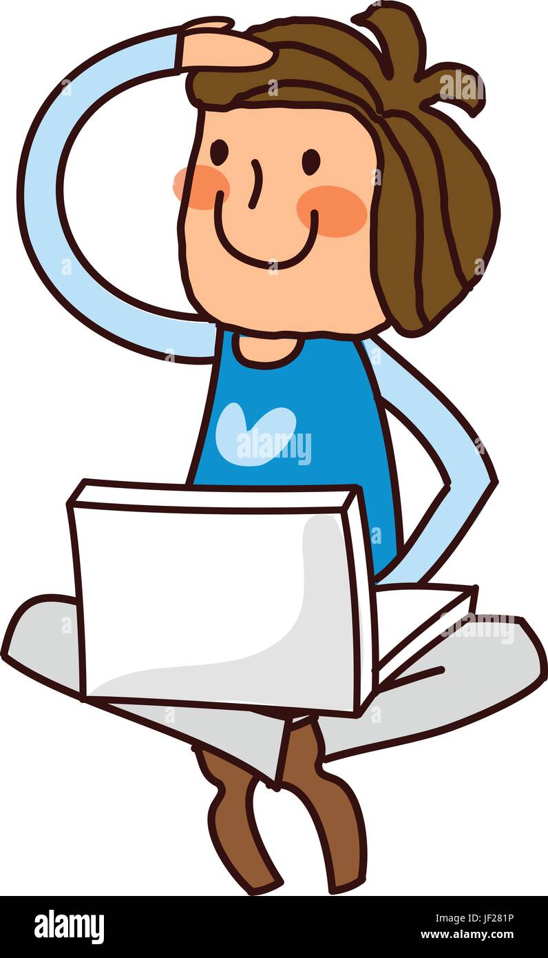 Cgi computer person Stock Vector Images - Alamy