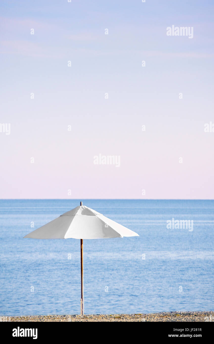 Parasol on beach Stock Photo - Alamy