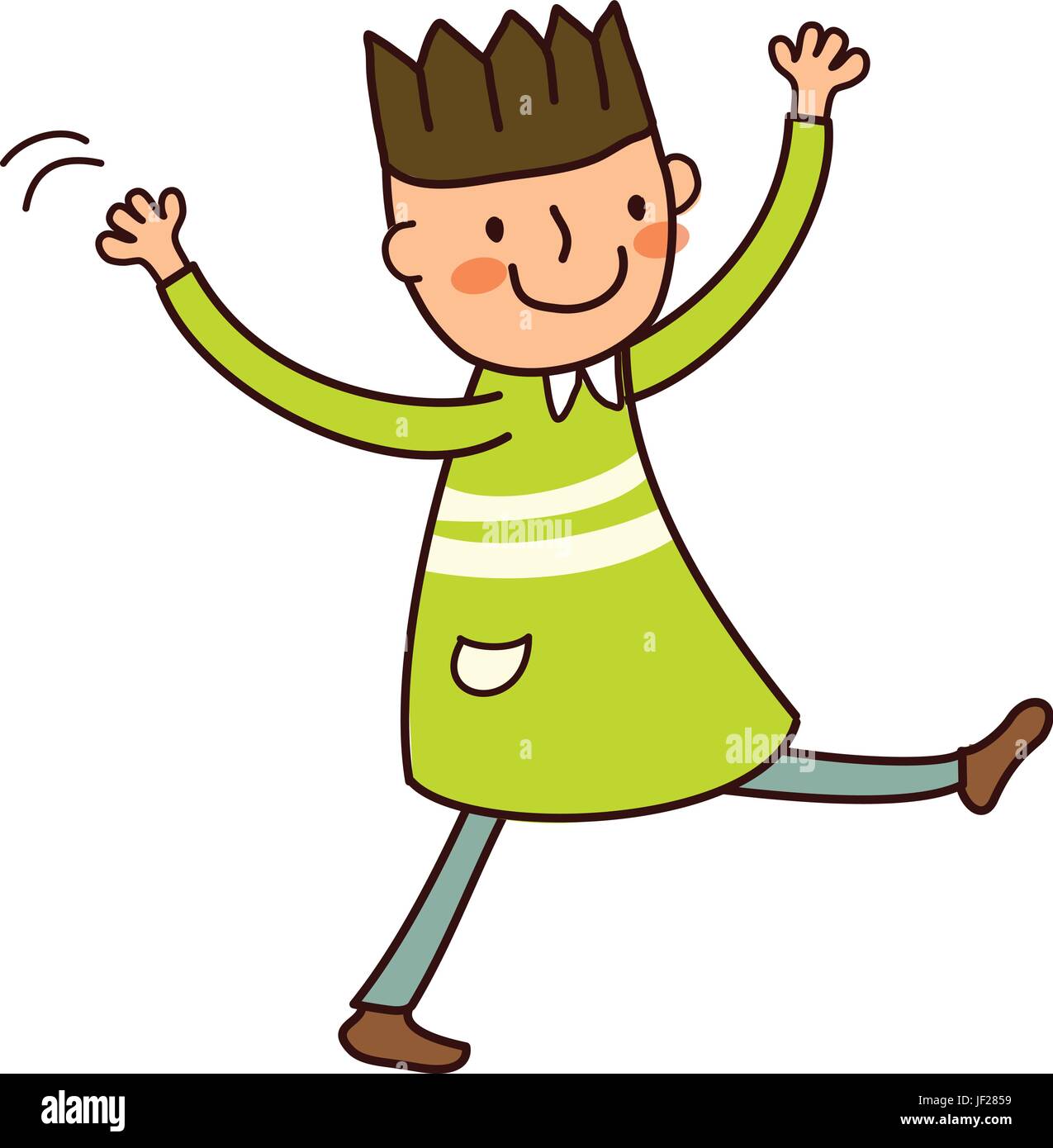 Stretch exercise single Stock Vector Images - Alamy