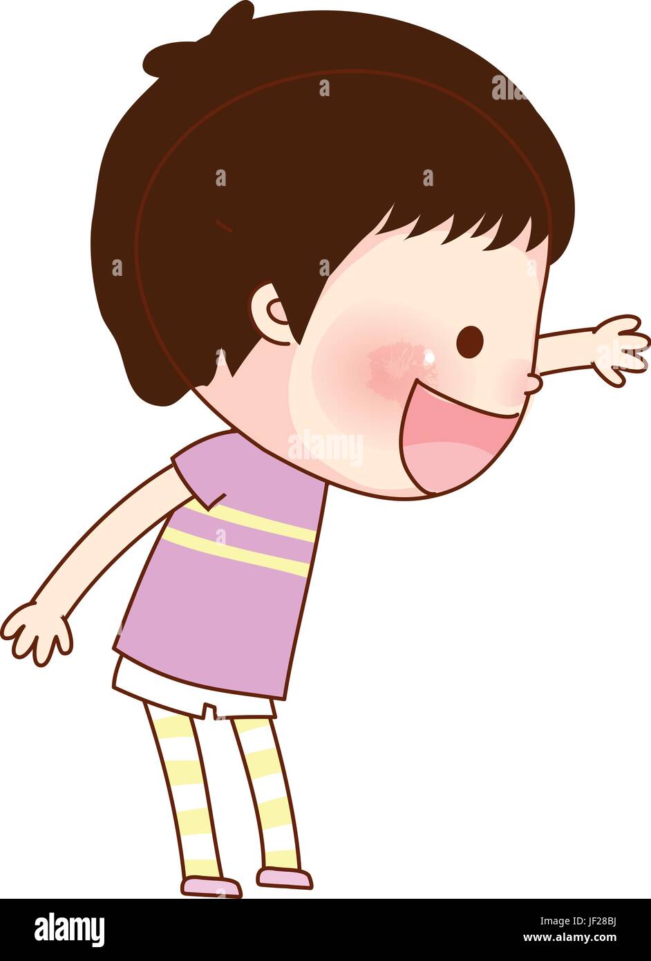 Male laughing side view Stock Vector Images - Alamy