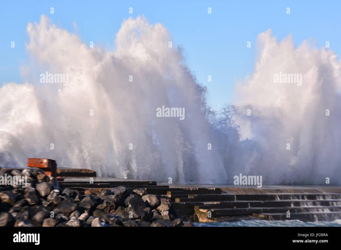 BIg Wave in the Ocean Stock Photo - Alamy