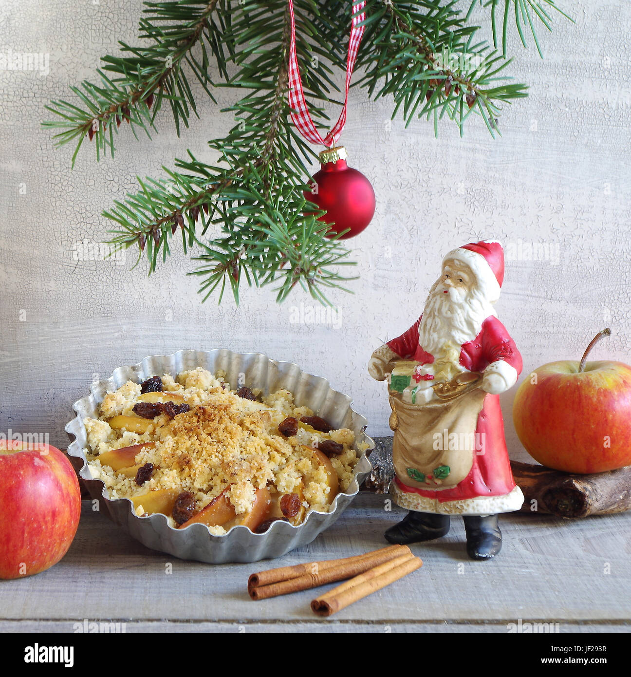 apple cake christmassy Stock Photo - Alamy