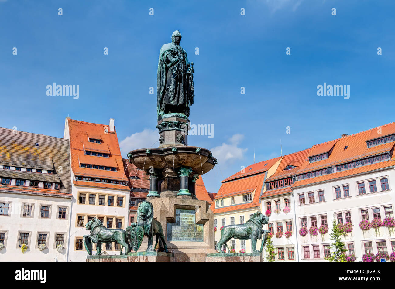Freiberg old town Stock Photo - Alamy