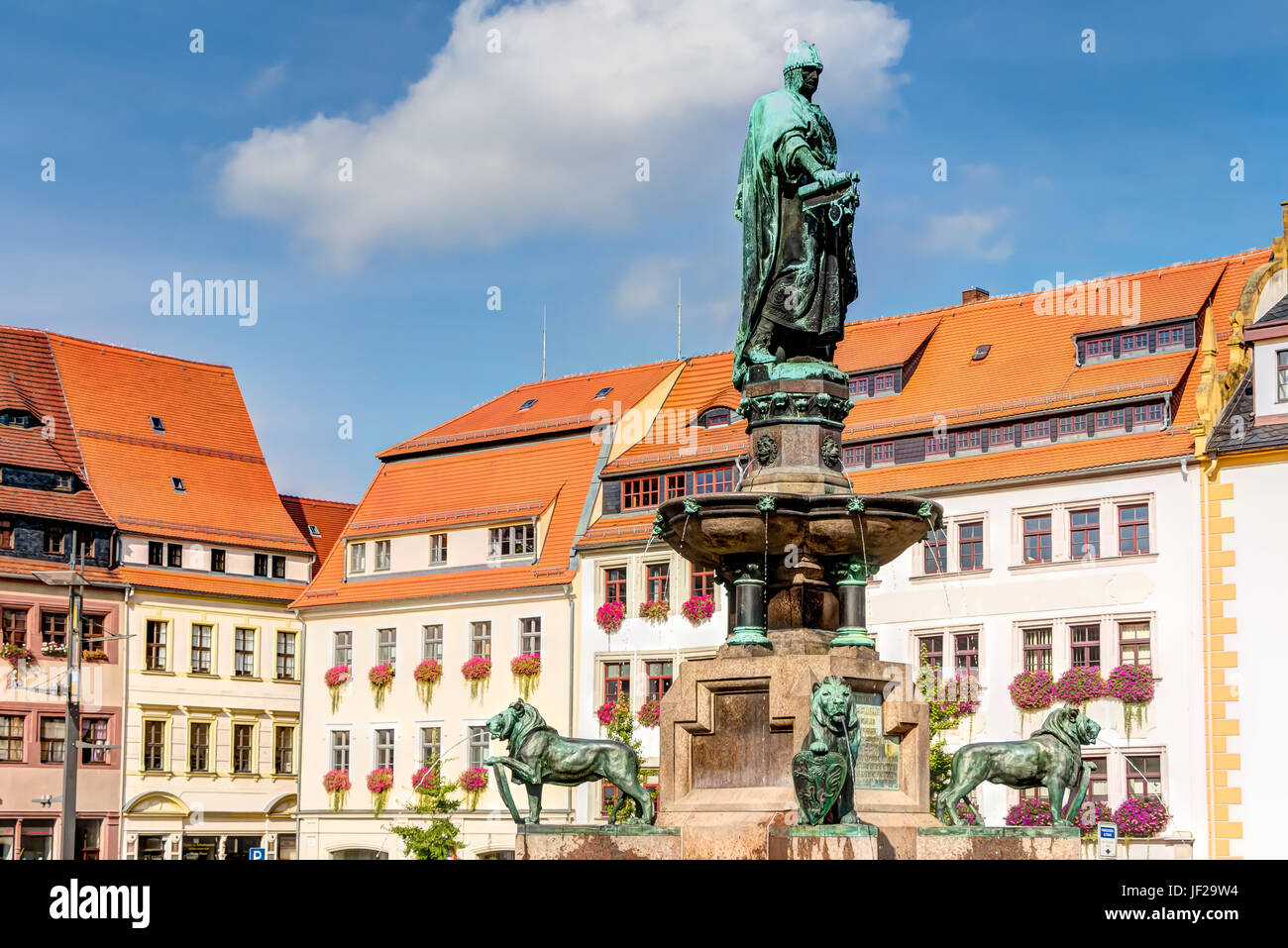 Freiberg old town Stock Photo - Alamy