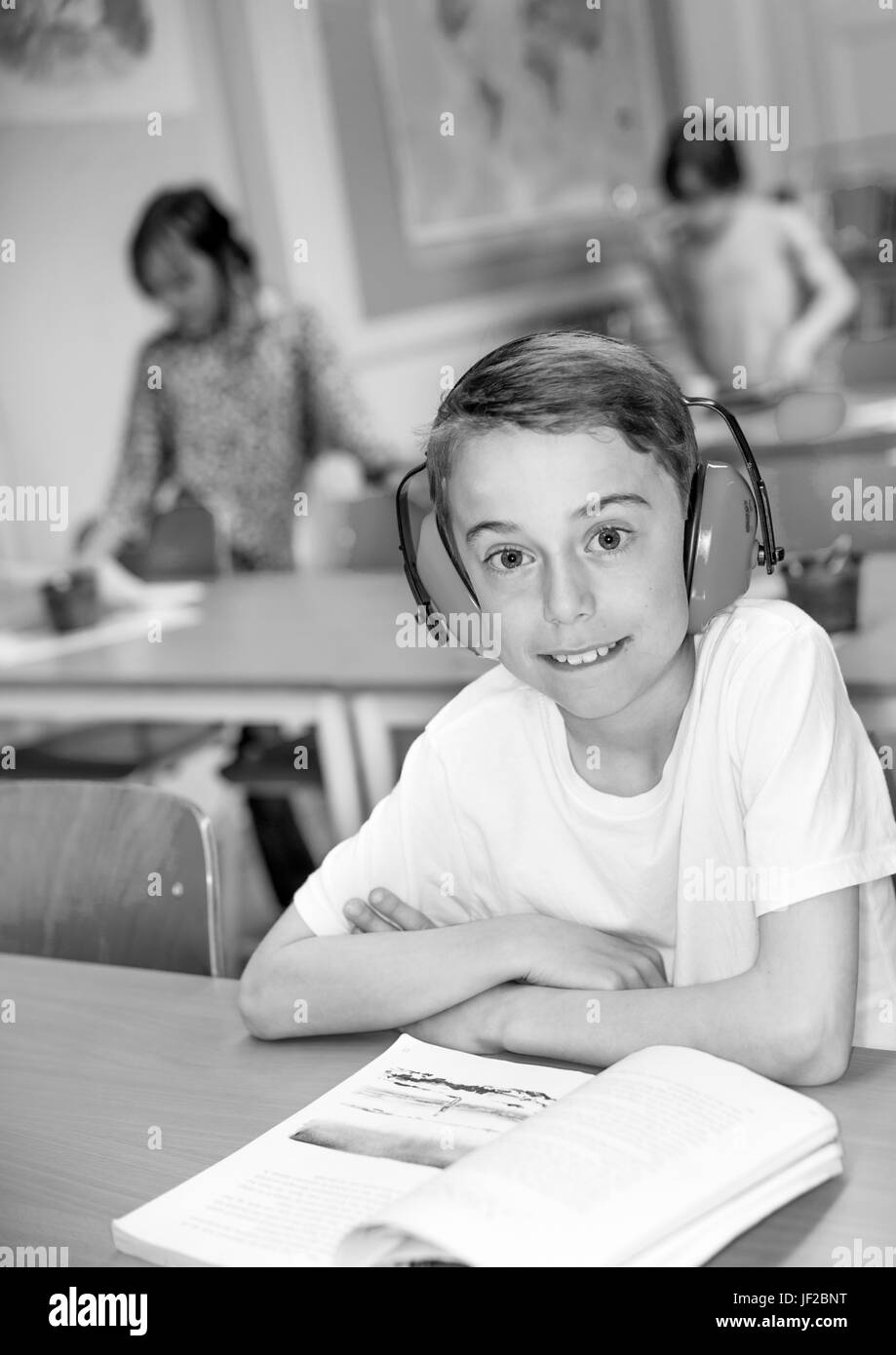 School boys class Black and White Stock Photos & Images - Alamy