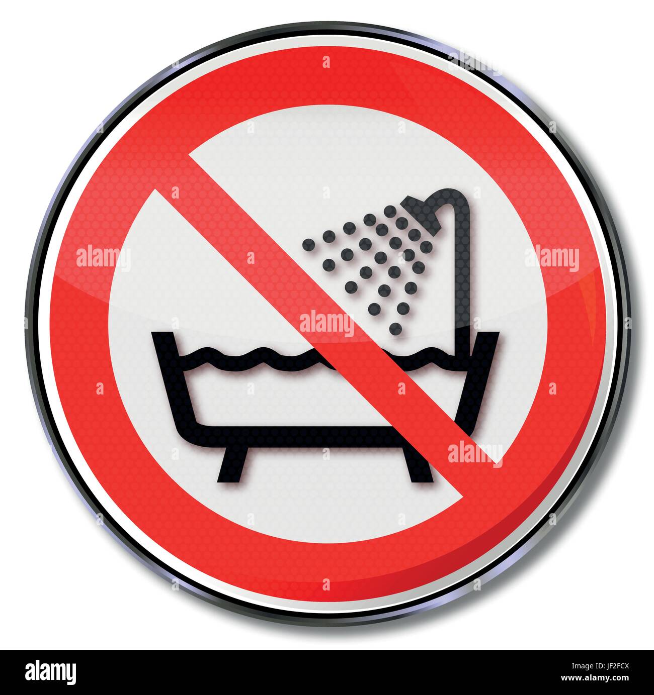 to use prohibition sign prohibiting this unit in the bath,shower or ...