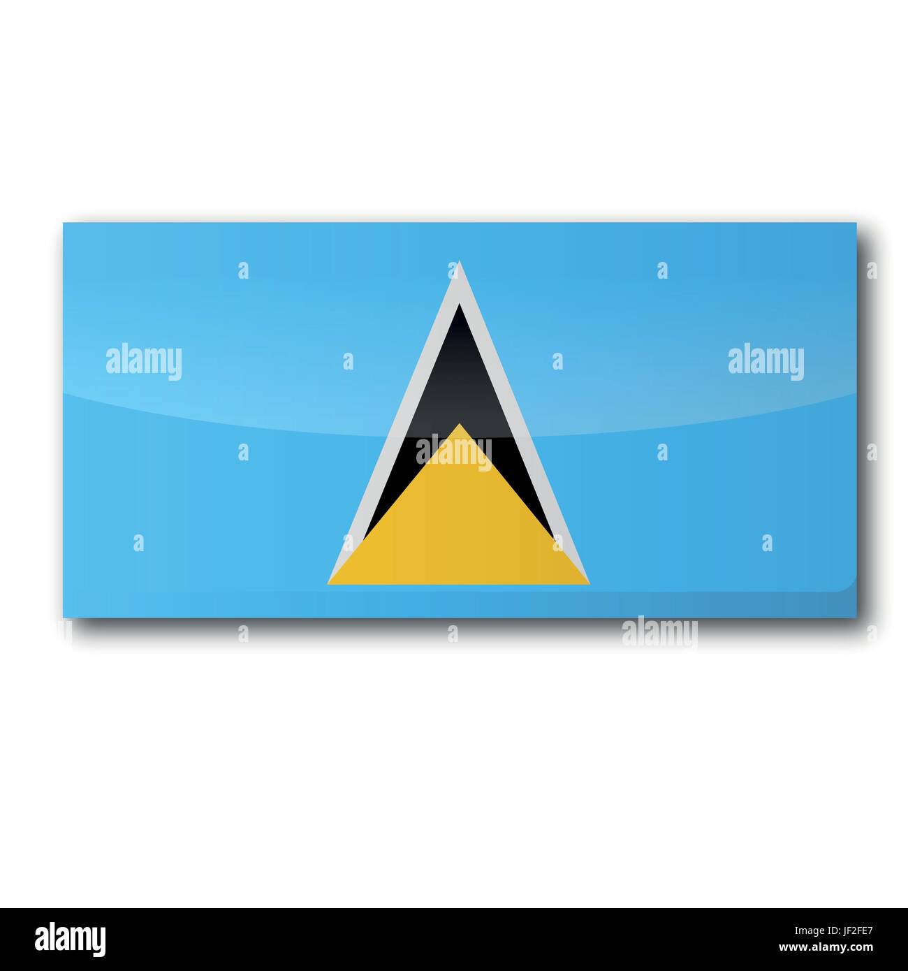 flag st. lucia Stock Vector Image & Art - Alamy