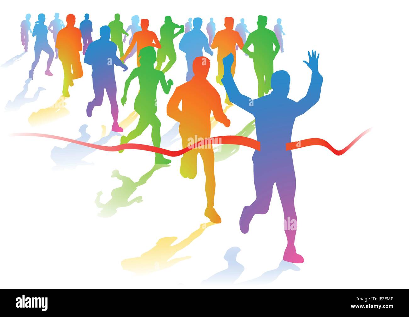 Marathon town Stock Vector Images - Alamy