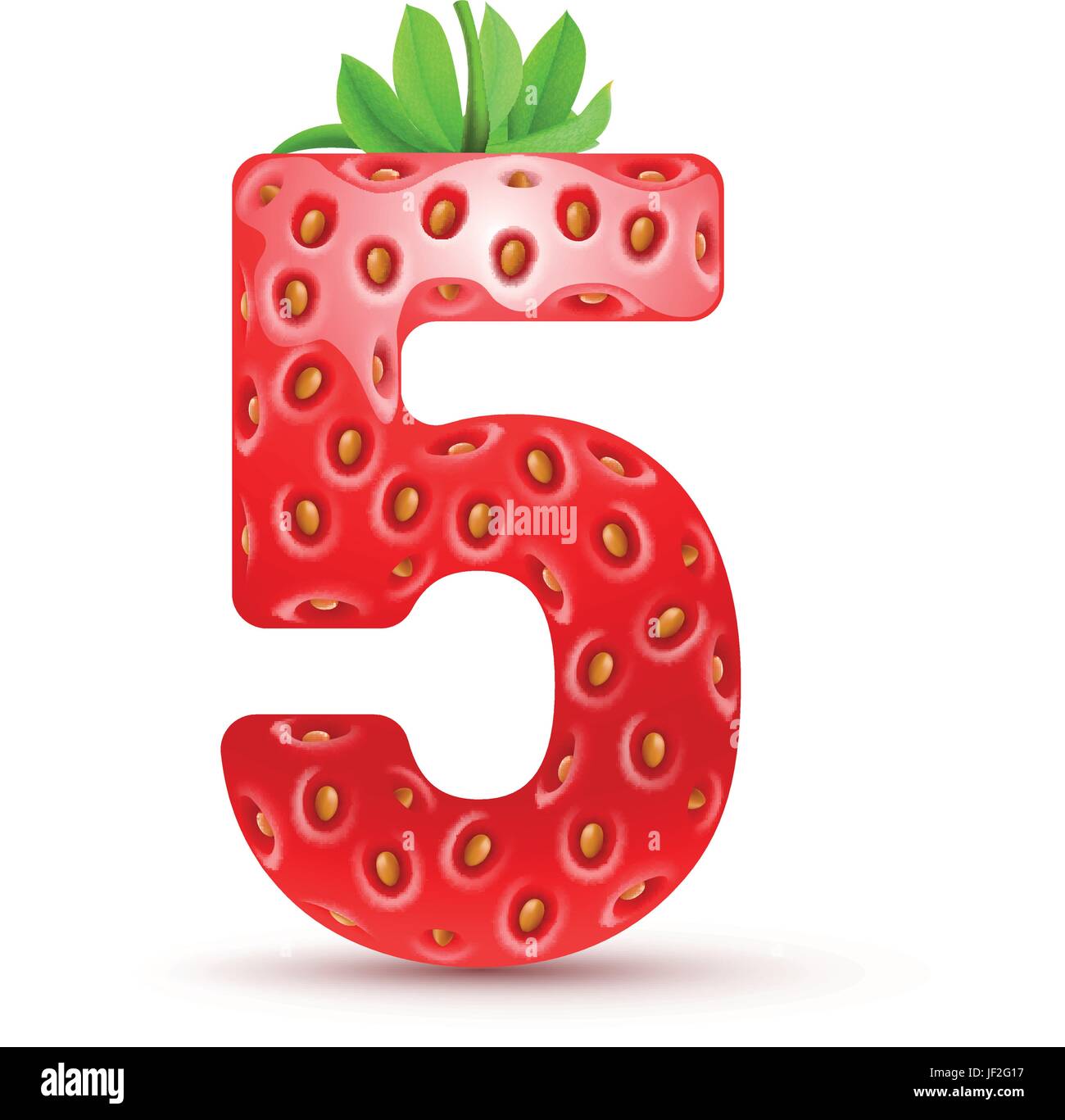 Food sweet five Stock Vector Images - Alamy