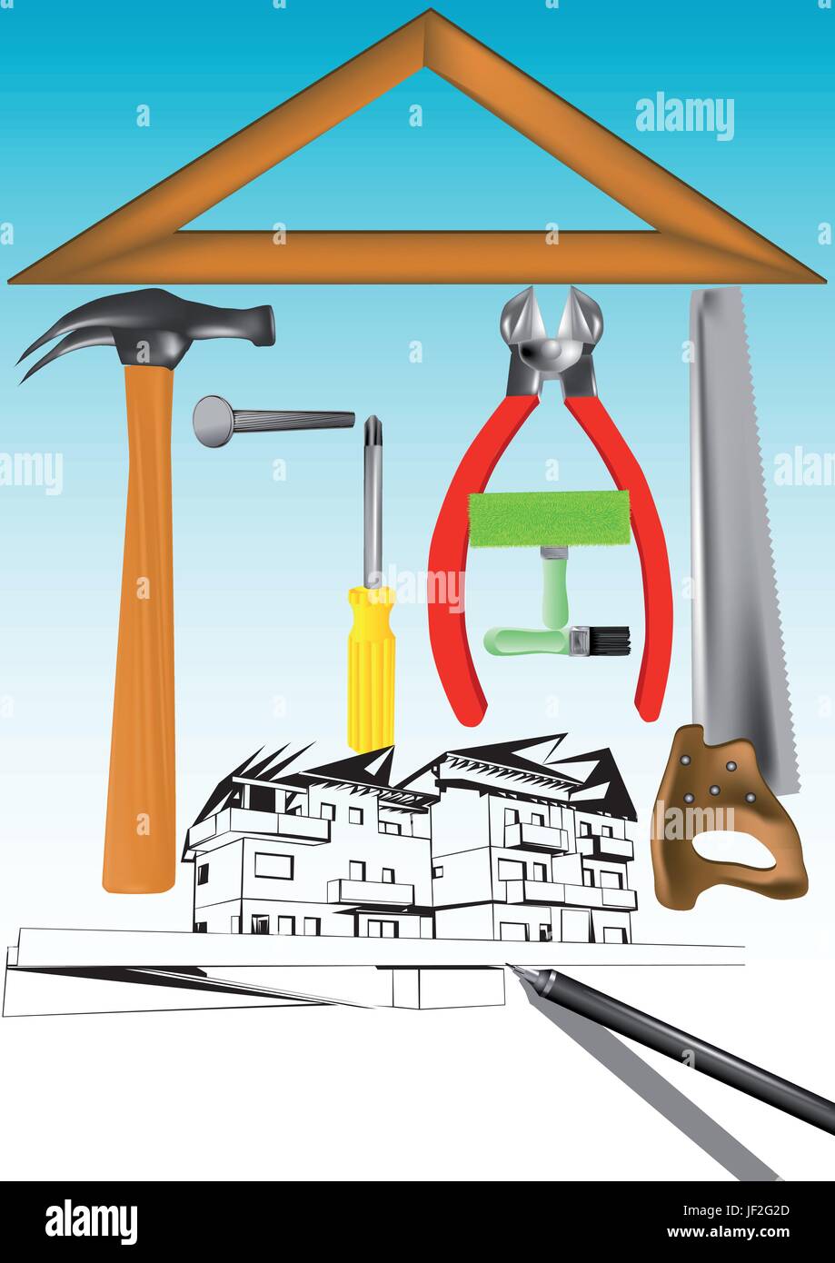 Paintbrush design project Stock Vector Images - Alamy