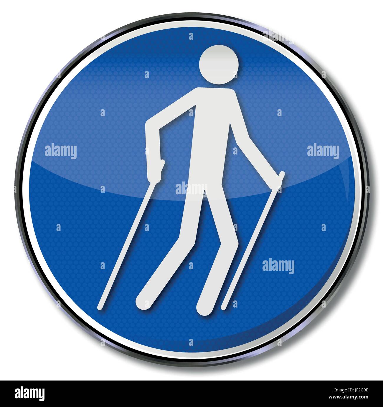 Aided walking Stock Vector Images - Alamy