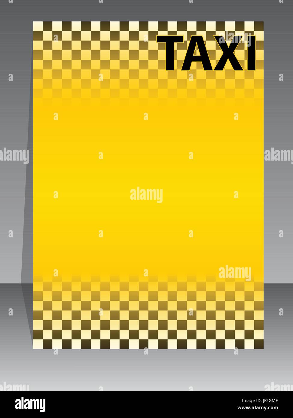 Taxi brochure template design cab hi-res stock photography and images ...