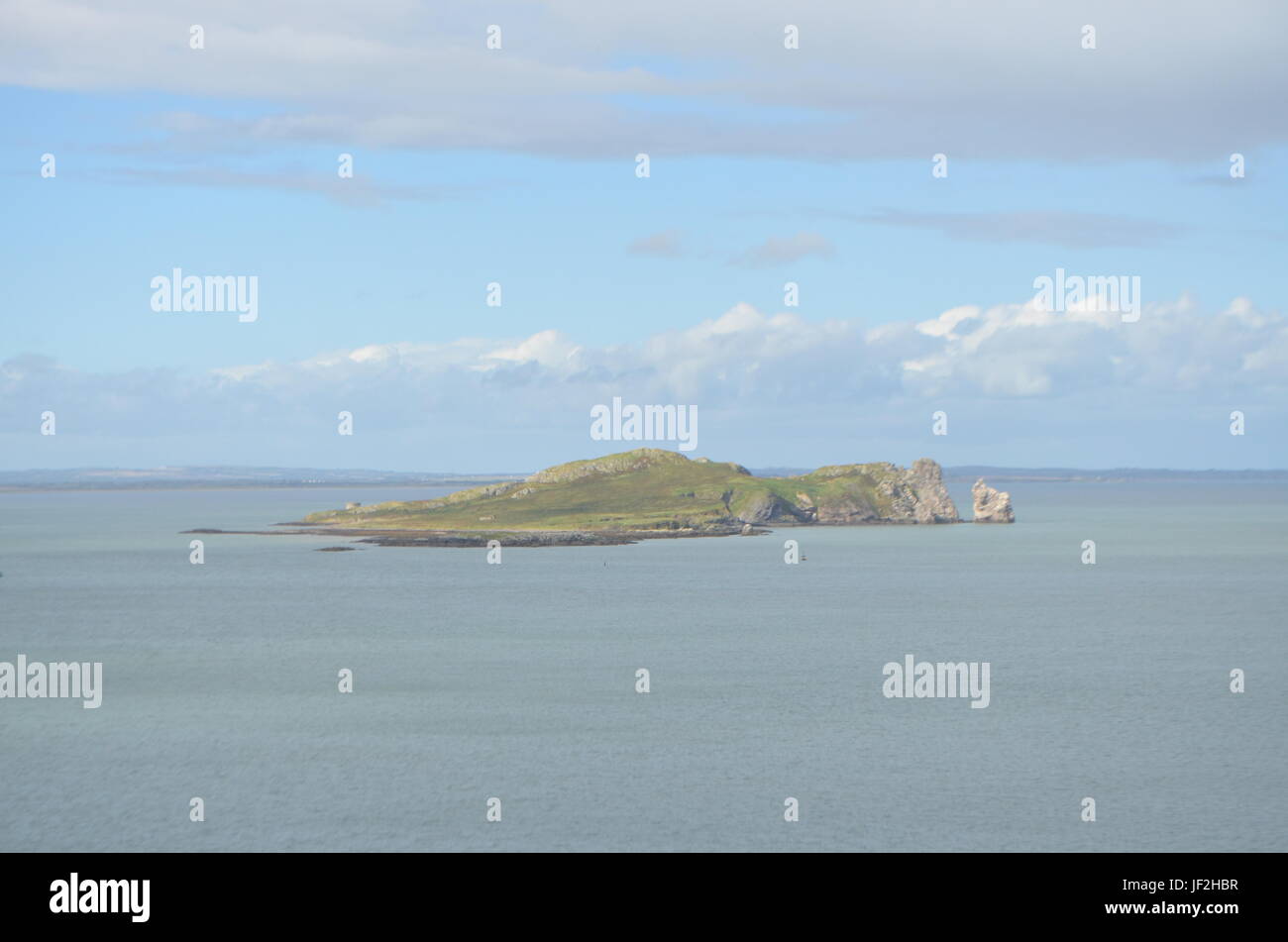 Island Ireland's Eye View from Ben of Howth, Ireland Stock Photo - Alamy