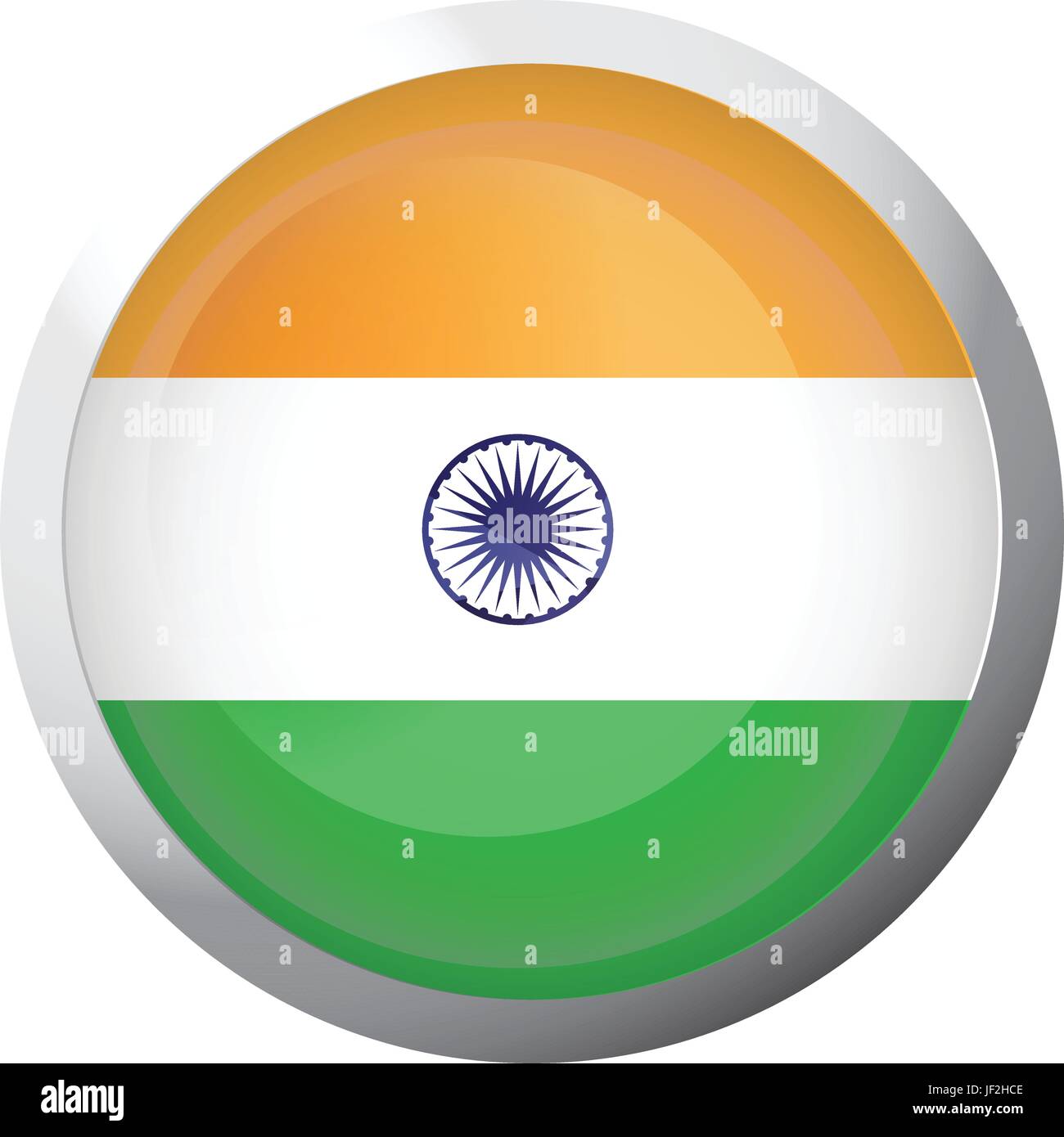 Isolated flag of India Stock Vector Image & Art - Alamy