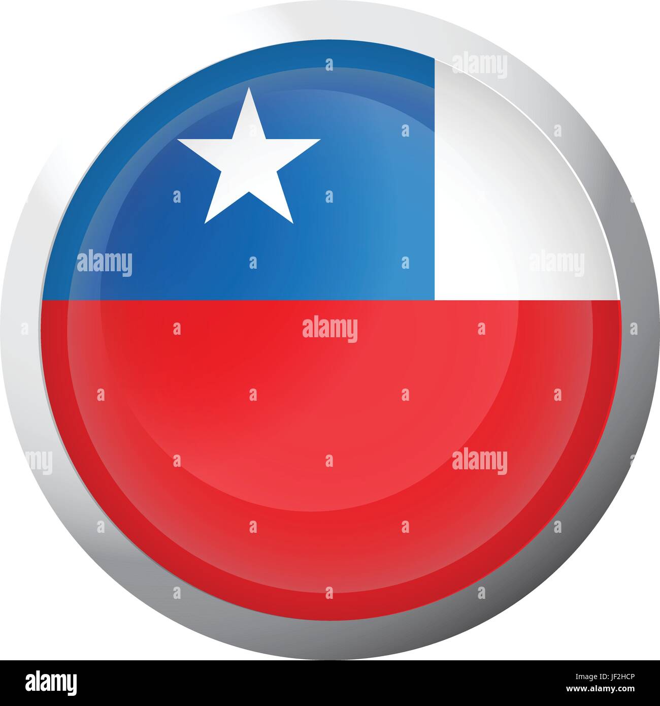 Isolated flag of Chile Stock Vector Image & Art - Alamy