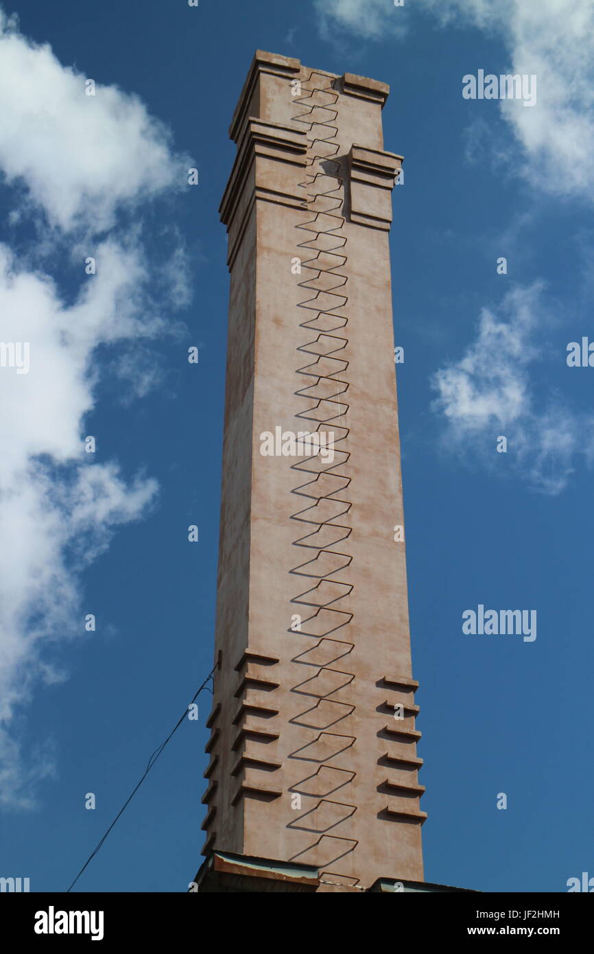 industrial chimney with a ladder Stock Photo - Alamy