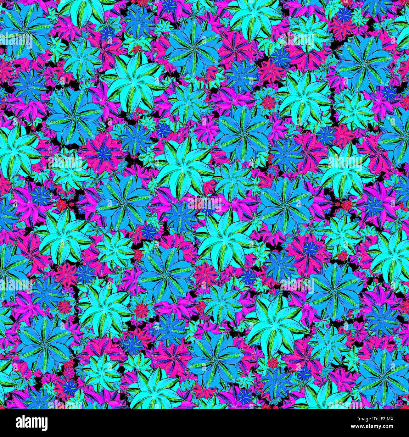 Collage style seamless repeat pattern hi-res stock photography and ...