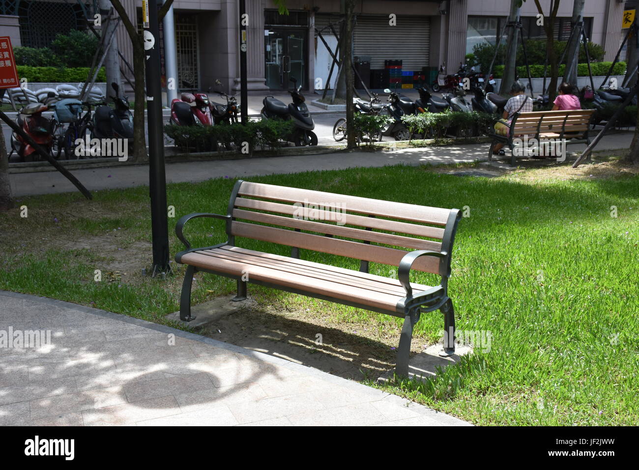 Fun things to sit on like tires and benches to rest on or exercise on ...