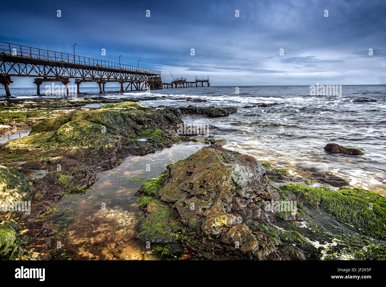old broken bridge Stock Photo - Alamy