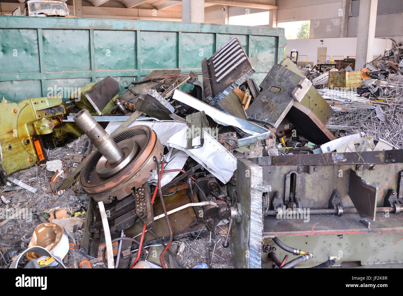 Metal Ready for Recycling Stock Photo - Alamy