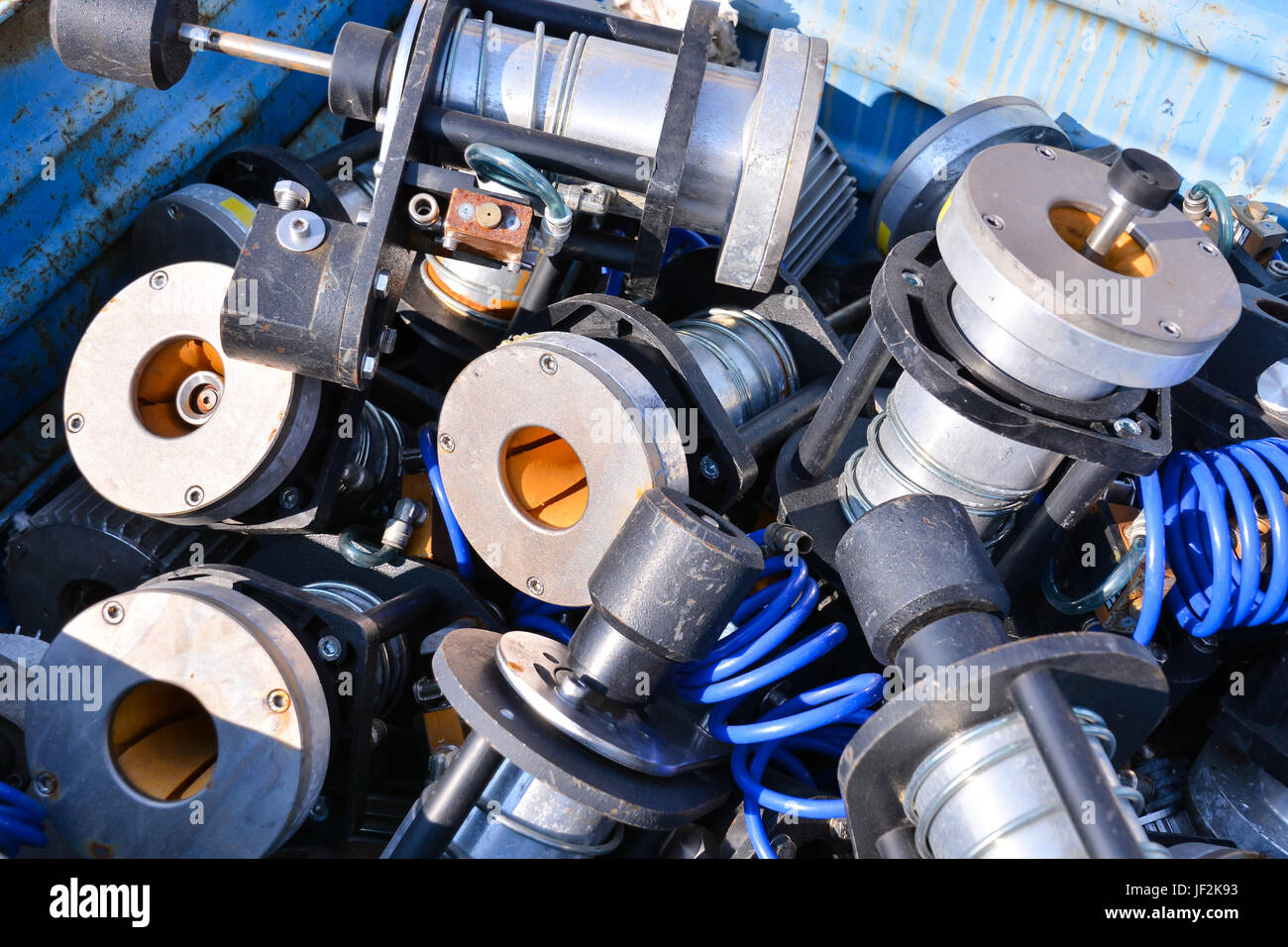 Metal Ready for Recycling Stock Photo - Alamy