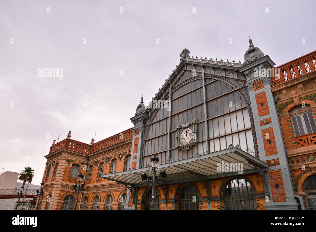 View of the Historical City Station Granada Stock Photo - Alamy