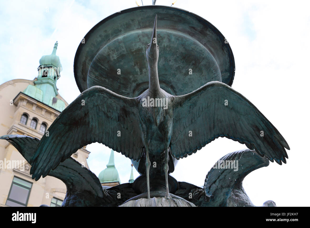 Storch brunnen hi-res stock photography and images - Alamy