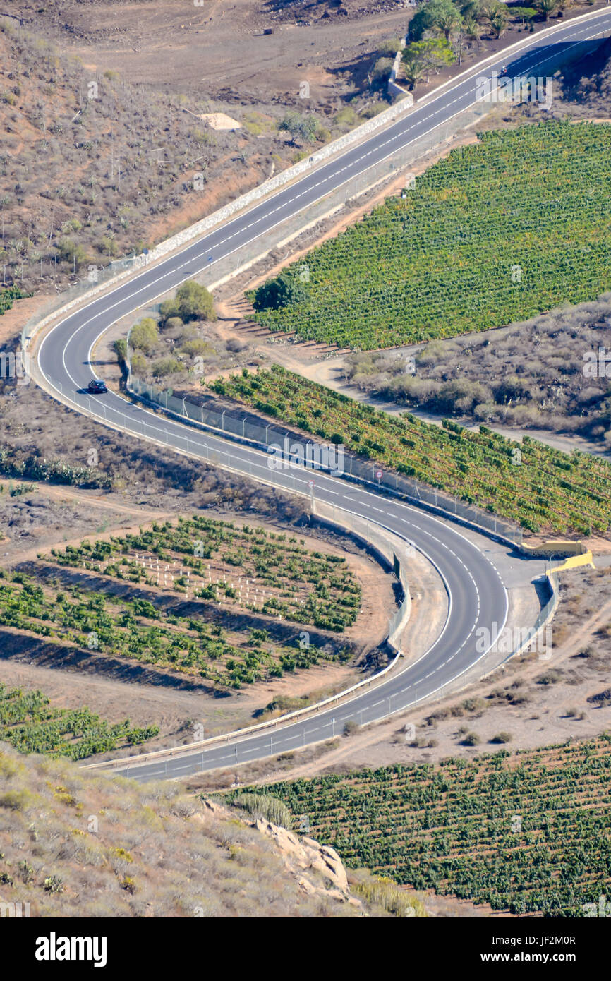 Long Lonely Road Stock Photo - Alamy