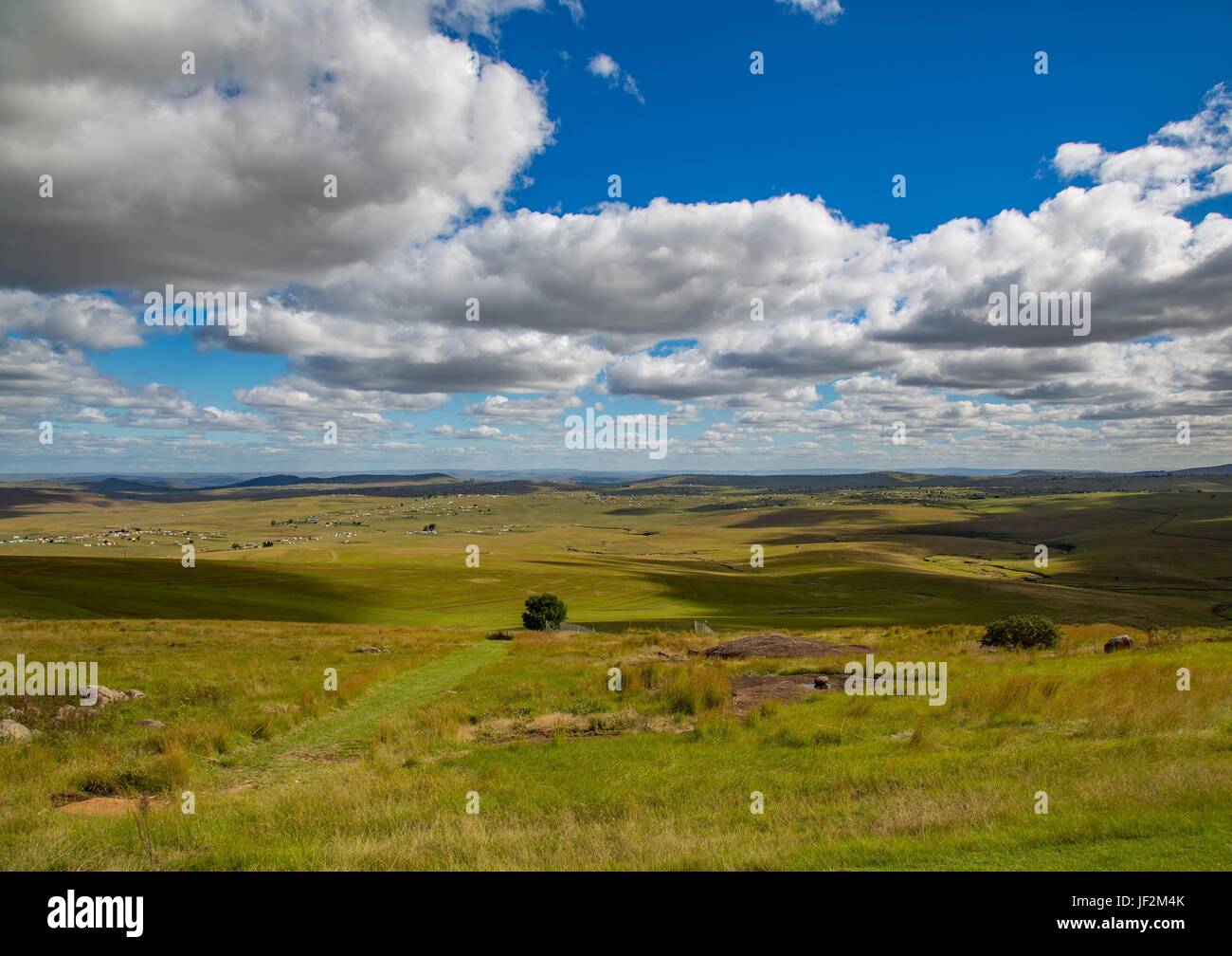 Landscape of the eastern cape of South Africa in sumertime Stock Photo ...