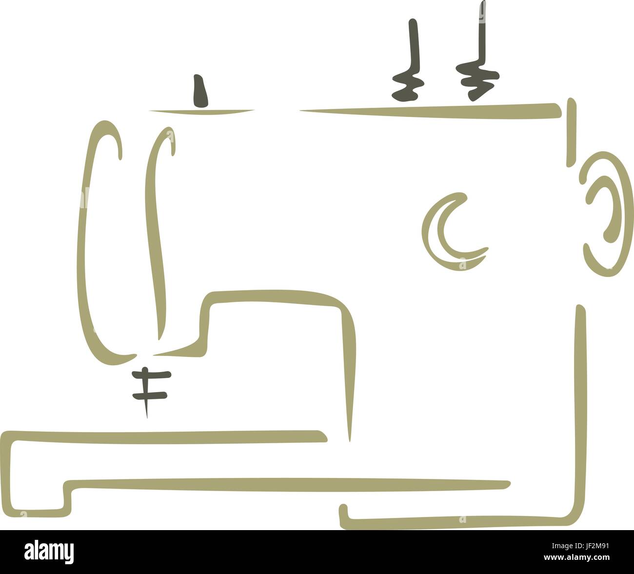 Photo of a machine Stock Vector Images - Alamy