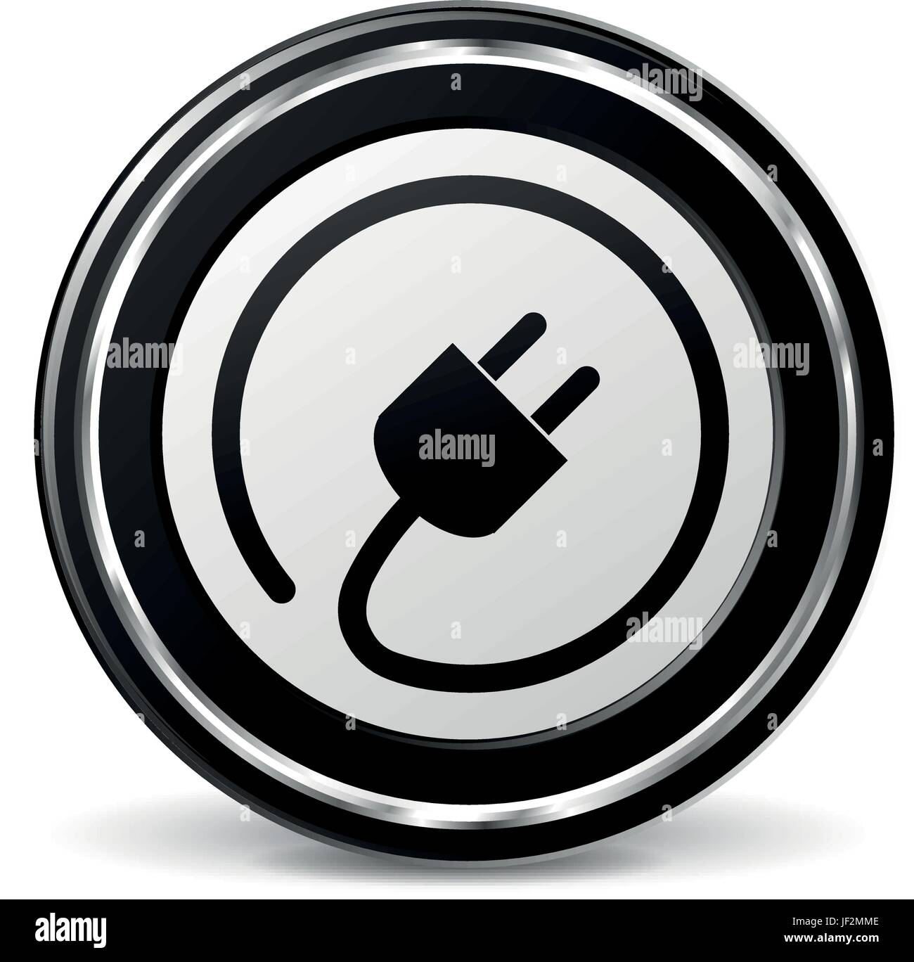 Silver wire electricity Stock Vector Images - Alamy