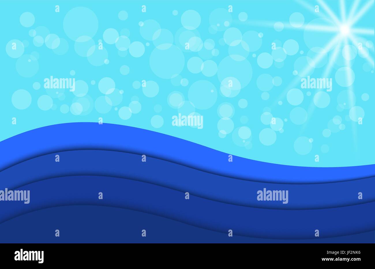 blue, waves, summertime, backdrop, background, shine, shines, bright ...