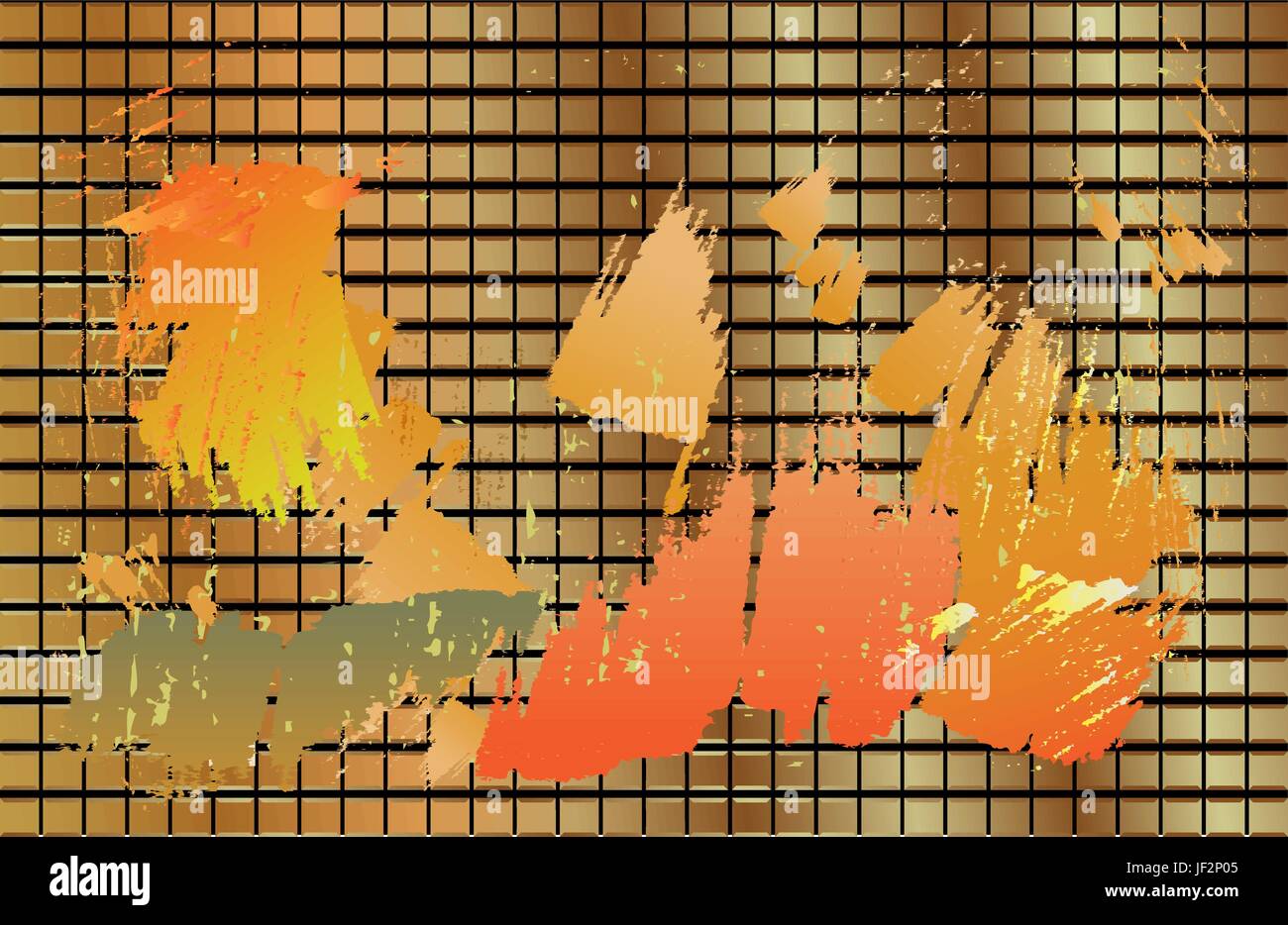 gradient, metallic, mosaics, mosaic, splash, gold, grating, grate, grid ...