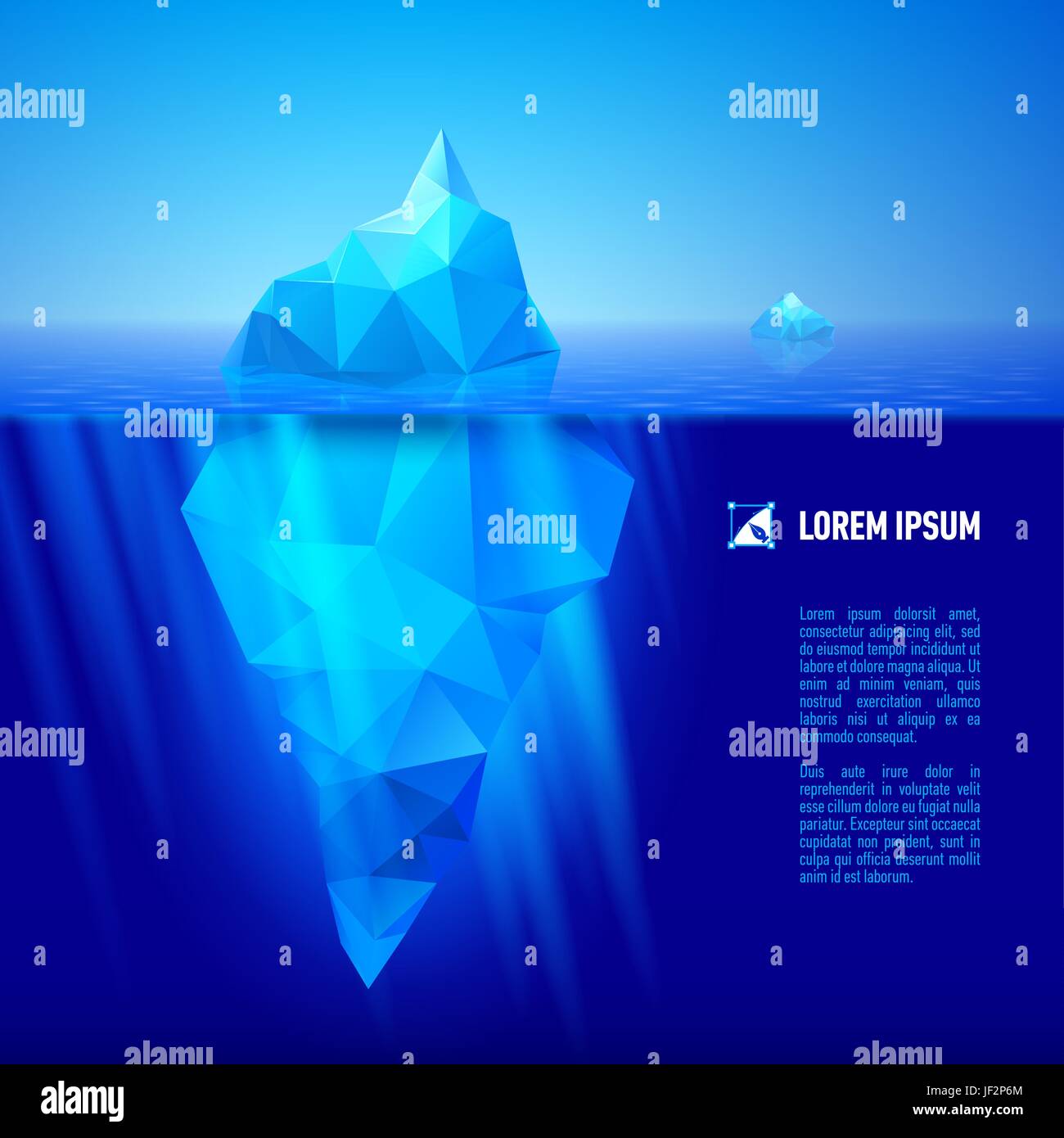 Beautiful icy view Stock Vector Images - Alamy