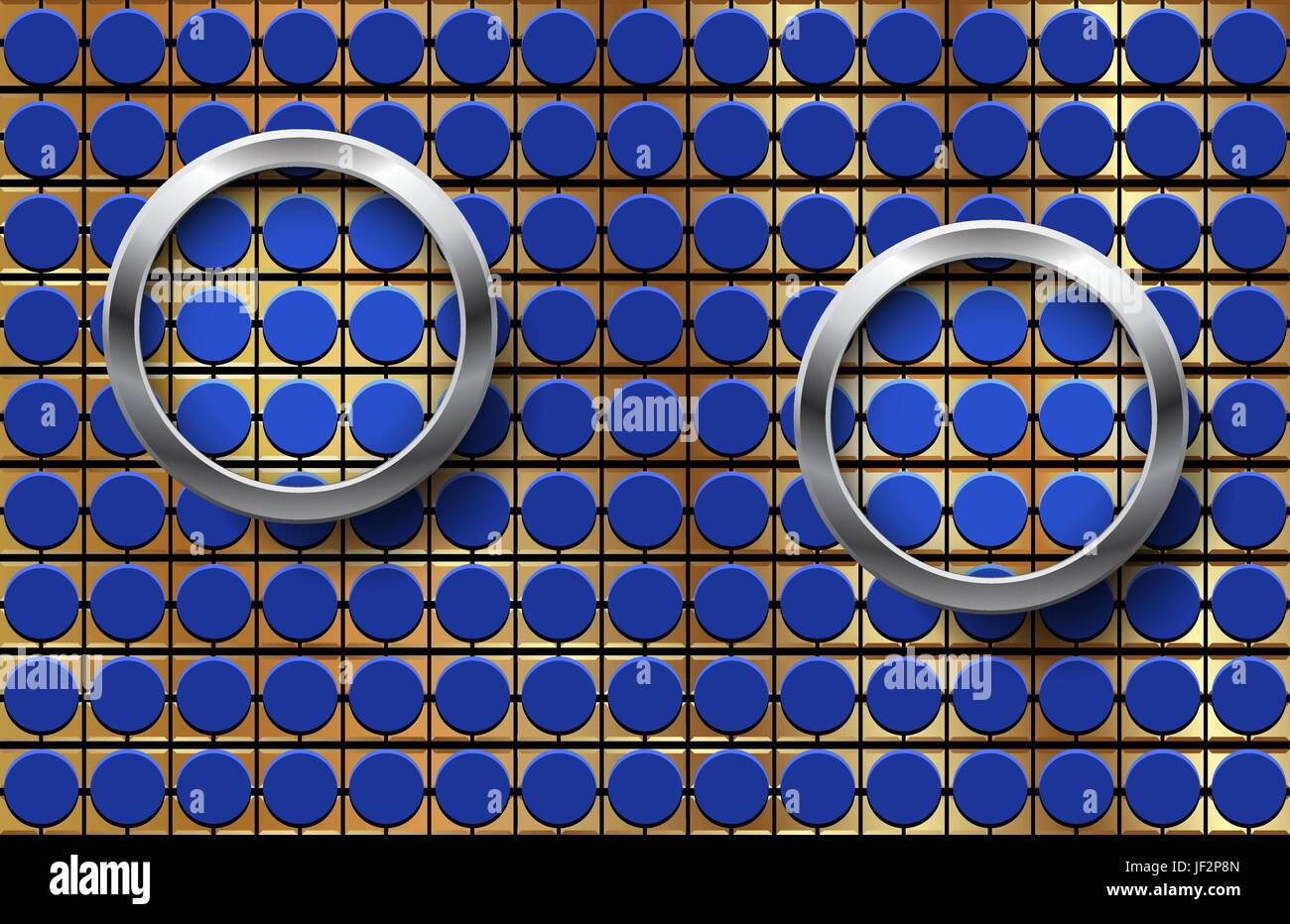 blue, ring, circle, metallic, backdrop, background, gold, two, blue ...