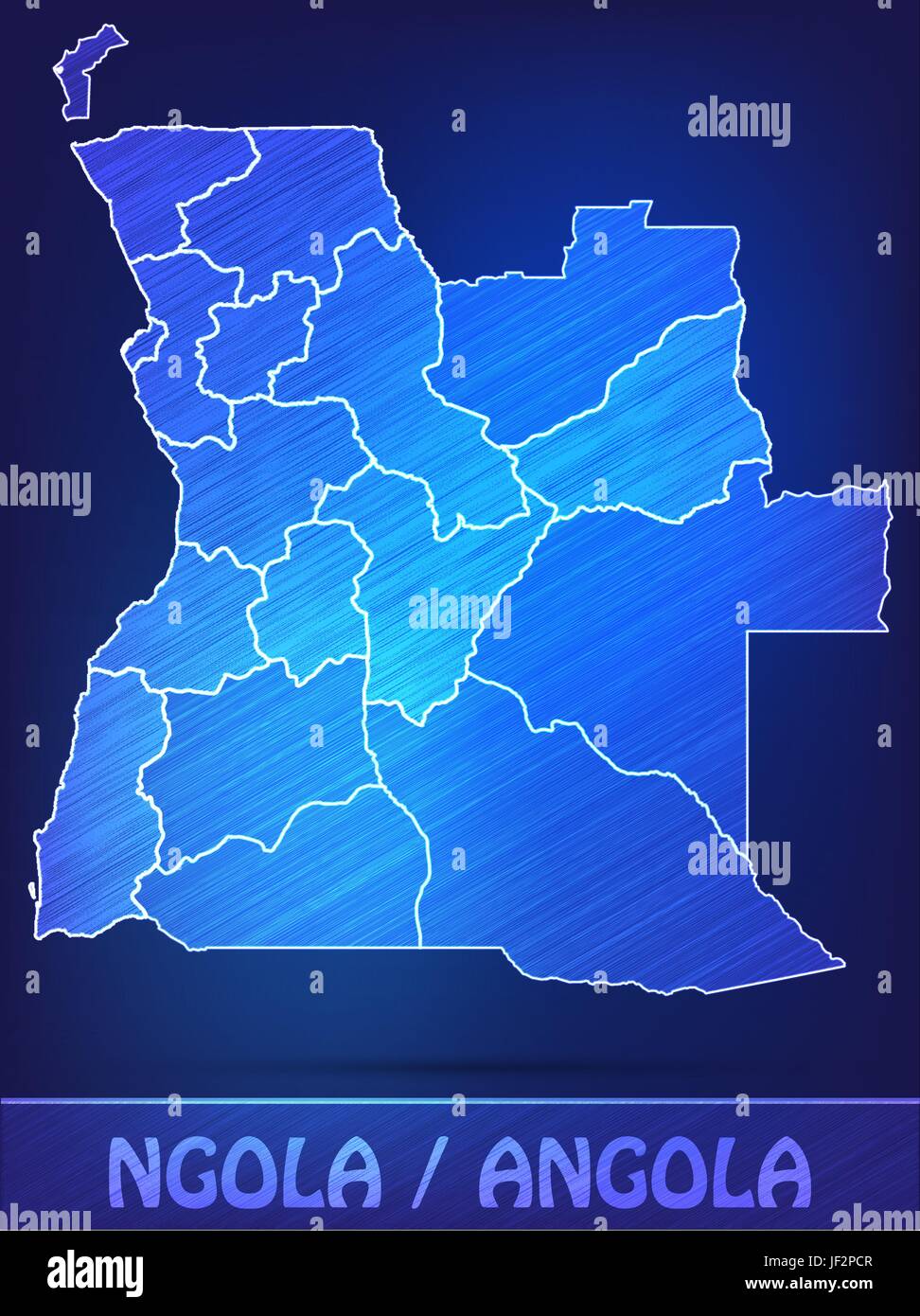 map of angola Stock Vector Image & Art - Alamy