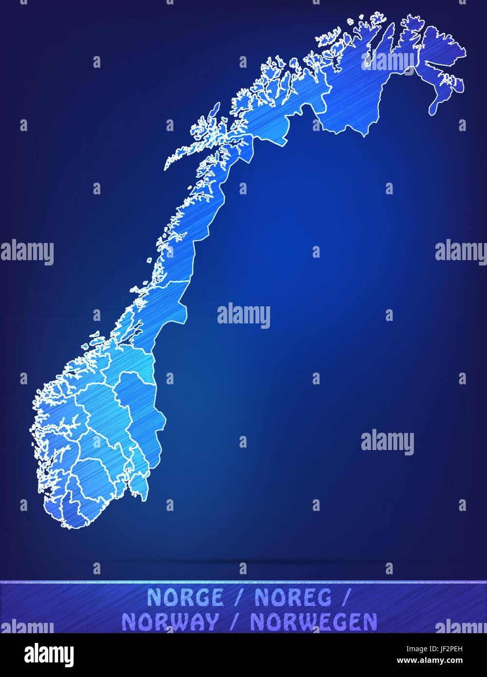 Map norway hi-res stock photography and images - Alamy