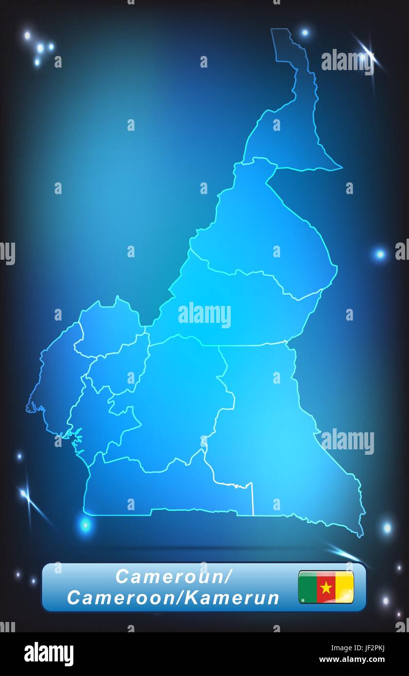 map of cameroon Stock Vector Image & Art - Alamy