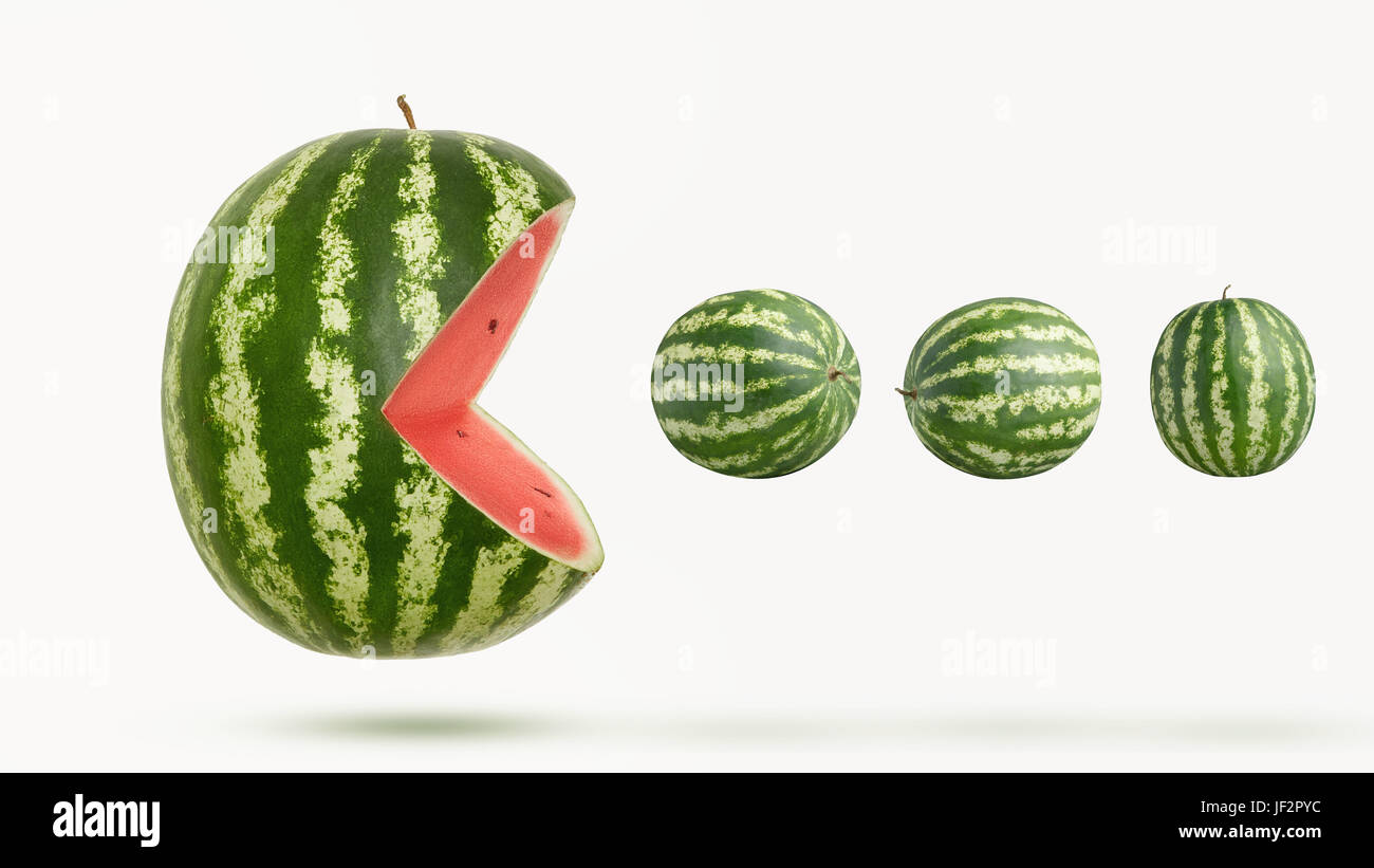 funny pacman watermelon Stock Photo - Alamy funny pacman watermelon Stock Photo - Alamy