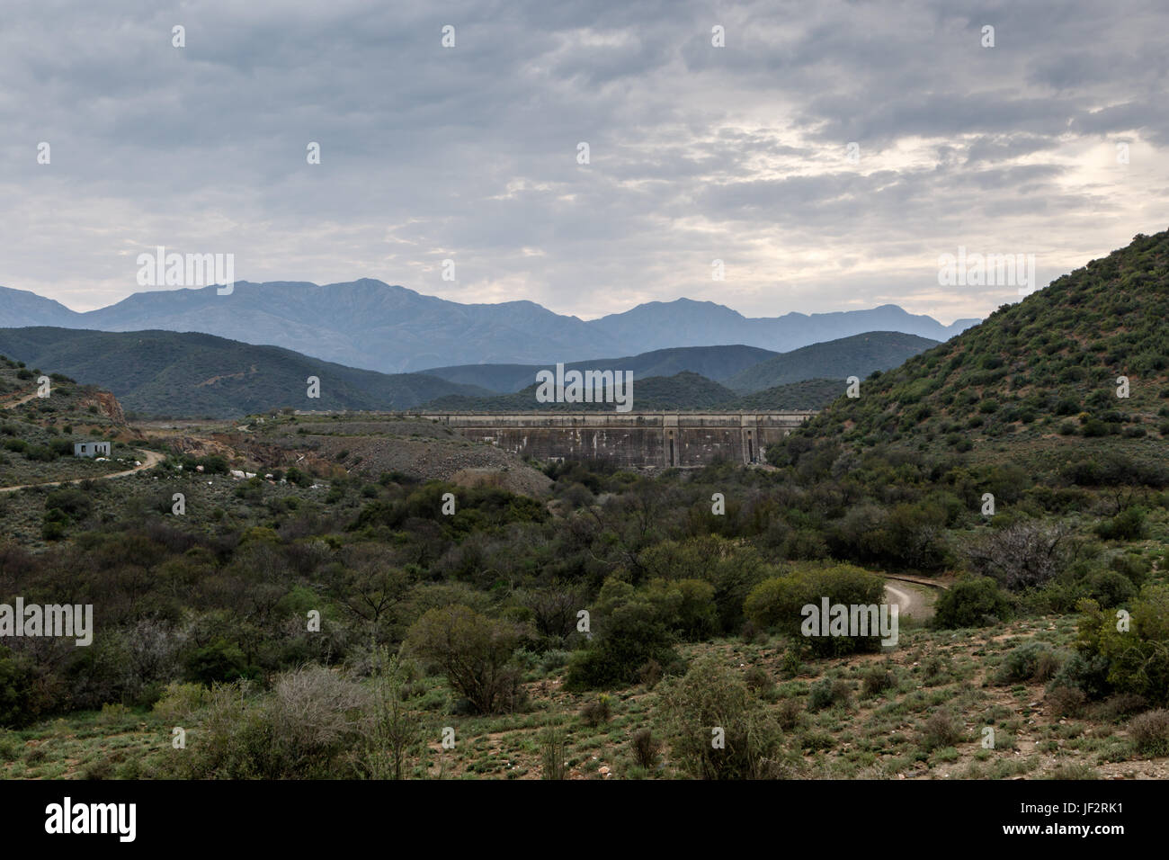 Dam wall at Calitzdorp Stock Photo - Alamy