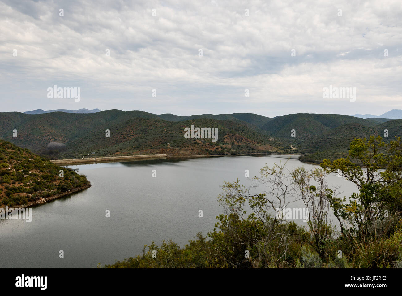 Bush view of the dam at Calitzdorp Stock Photo - Alamy