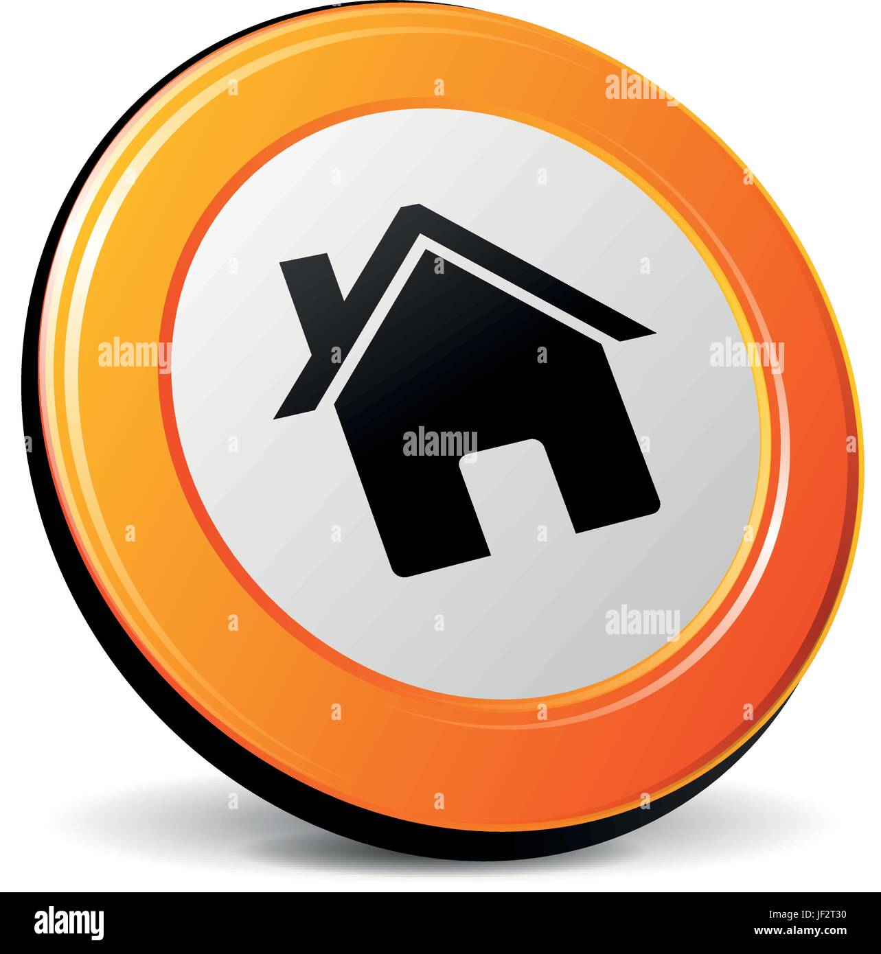 house, building, isolated, reflection, button, menu, sign, icon, scene ...