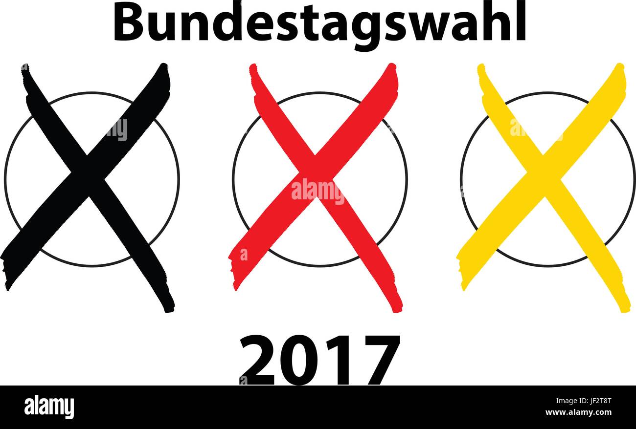 German election 2017 Stock Vector Image & Art - Alamy