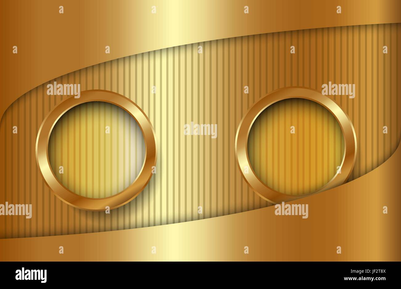 ring, circle, curves, metallic, backdrop, background, gold, two, ring ...