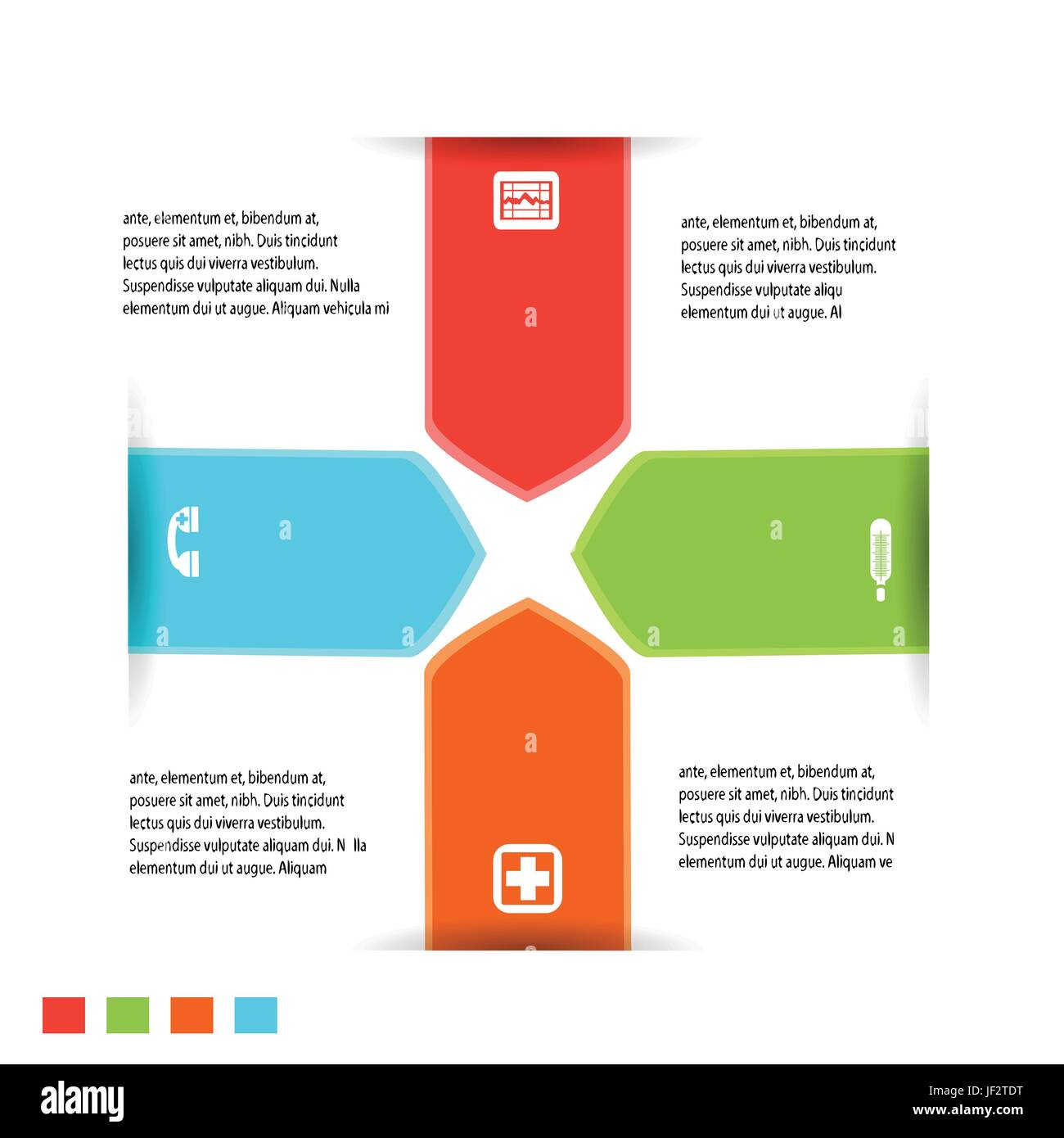 Four point process Stock Vector Images - Alamy
