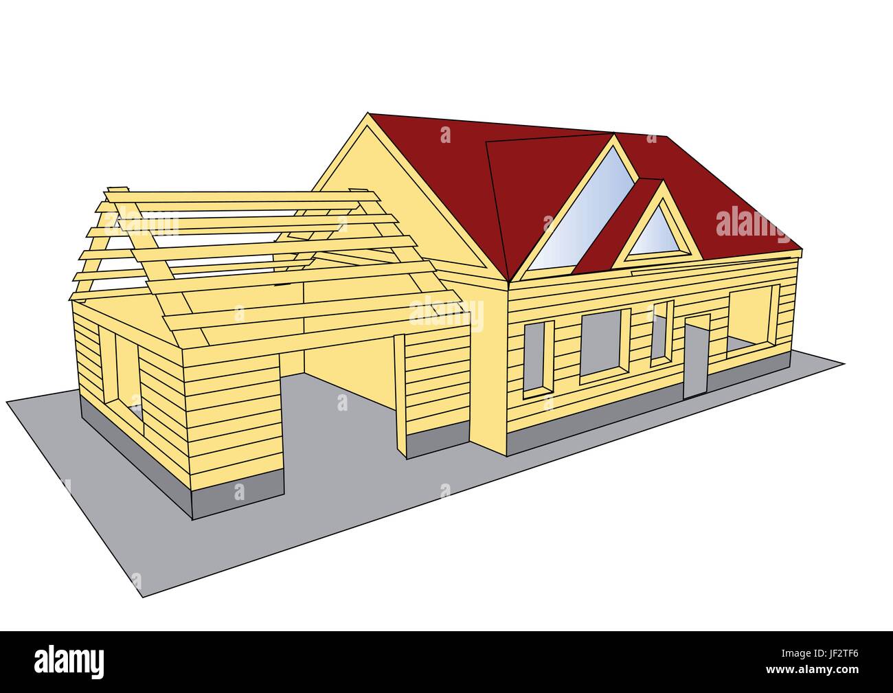 Factory building new Stock Vector Images - Alamy