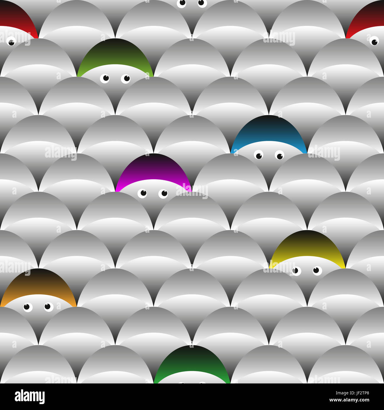 Seamless eyes patterns hi-res stock photography and images - Alamy