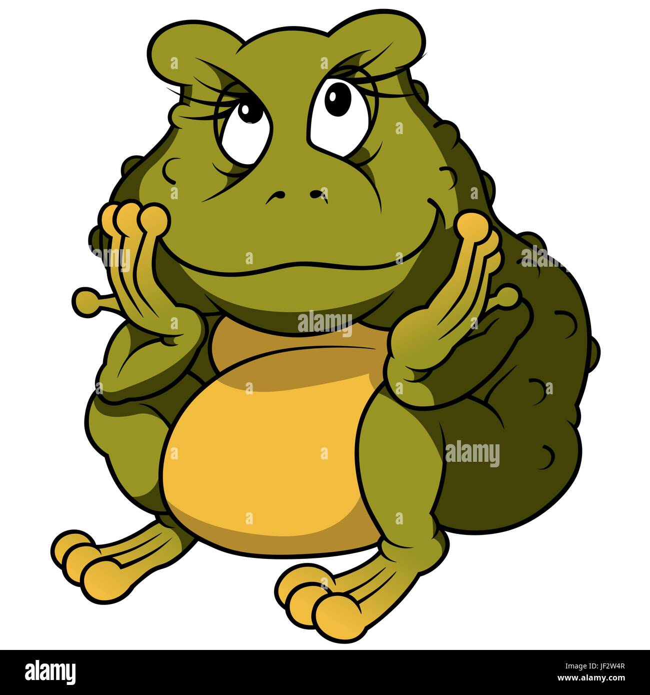 Frog cartoon drawing hi-res stock photography and images - Alamy