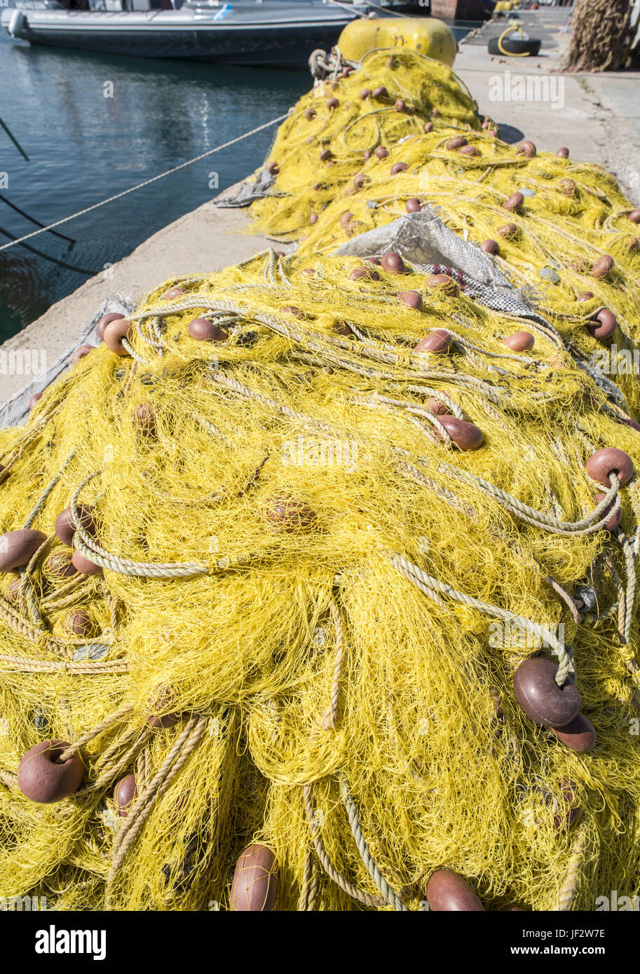 Fishing line detail fishnets hi-res stock photography and images - Alamy
